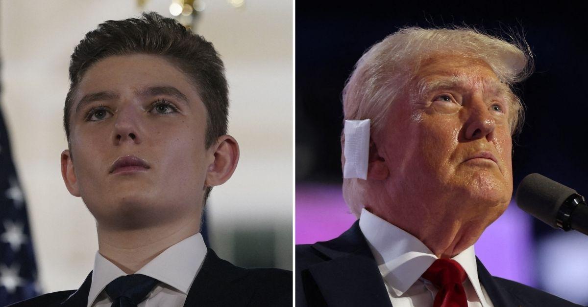 Donald Trump's 6ft 9in Son Barron 'Sitting Duck for Assassins' at NYU