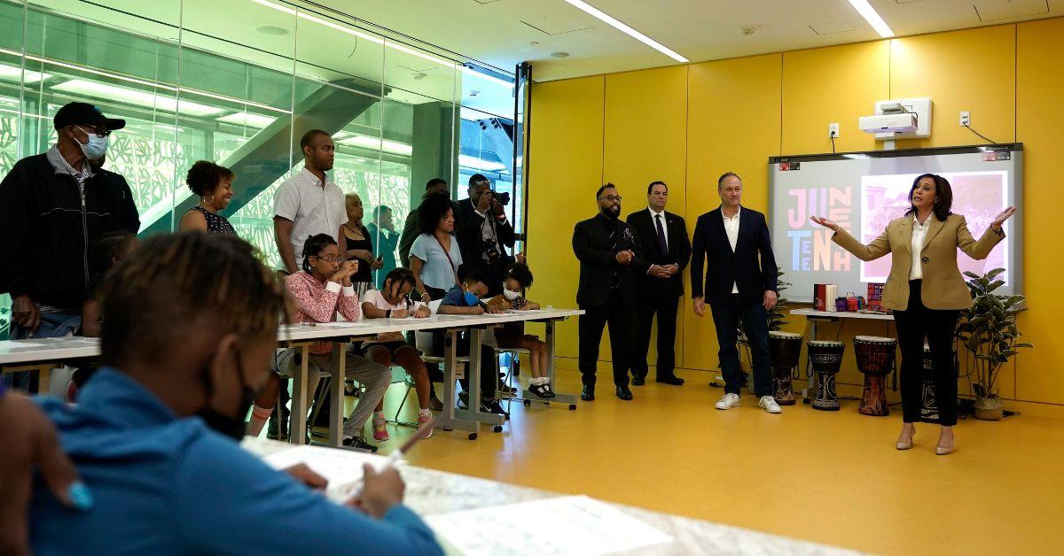 Kamala Harris Botches Juneteenth Lesson To Elementary School Children