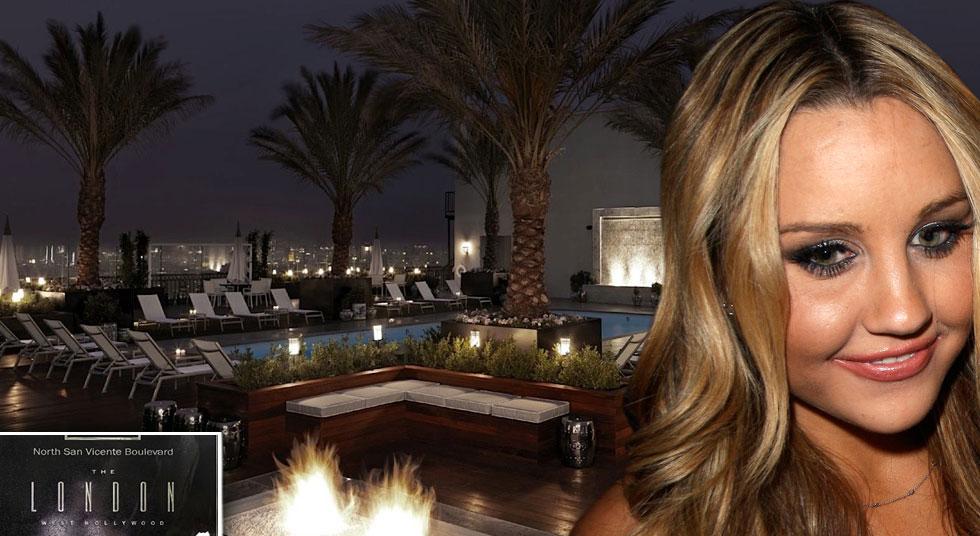 Trashed & Making A Splash! Amanda Bynes ‘Drunk’ On Rooftop Of West ...