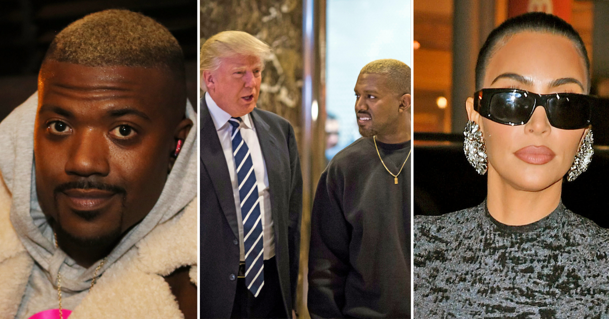 Ray J Smiles With Donald Trump Amid Kim Kardashian Second Sex Tape Rumors