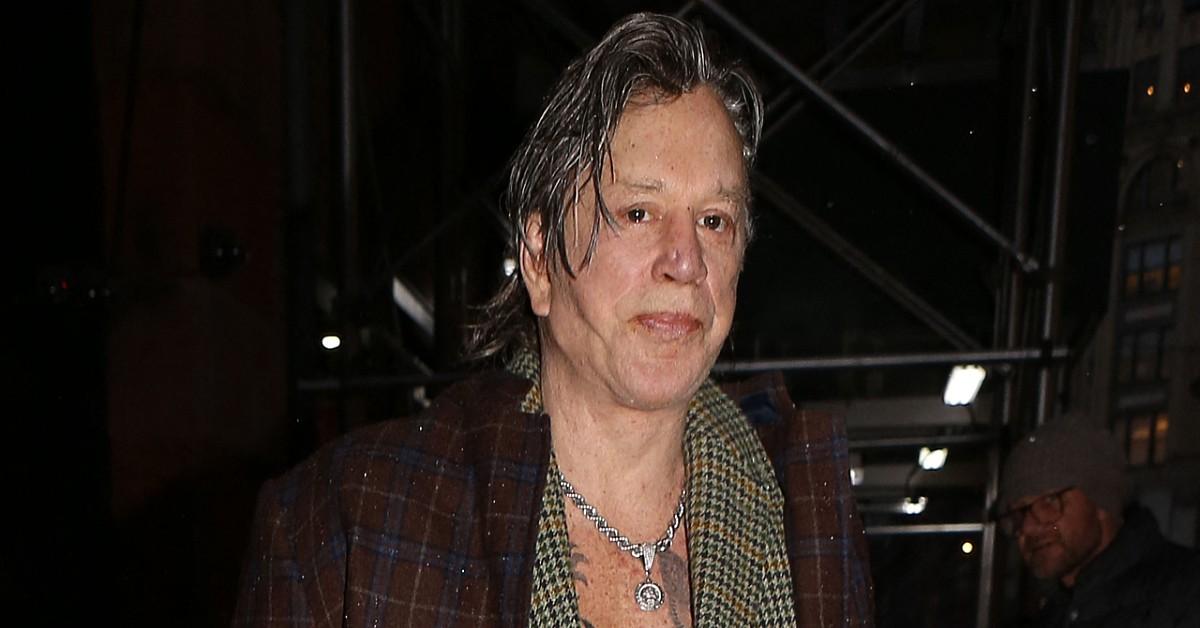 EXCLUSIVE: Mickey Rourke Cancer Fears Erupt Over His Tragic New Look