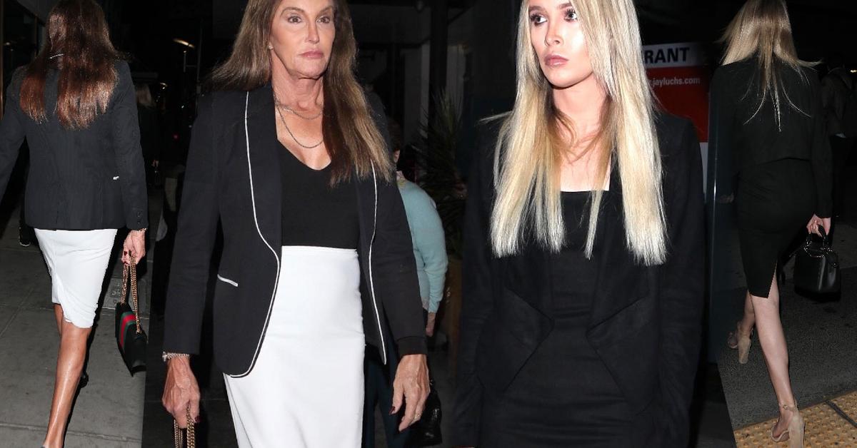 Caitlyn Jenner wears skirt night out with girlfriend Sophia Hutchins