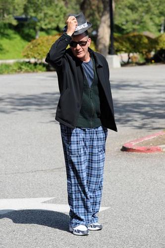 Charlie Sheen Reveals His New Look - A Shaved Head!