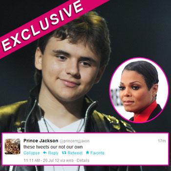 Prince Jackson's Controversial Tweet Removed As Family War Grows