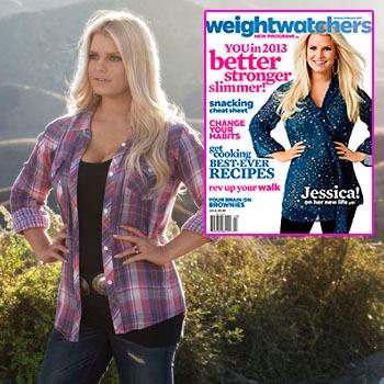 Jessica Simpson’s Slimmed Down Weight Watchers Cover!