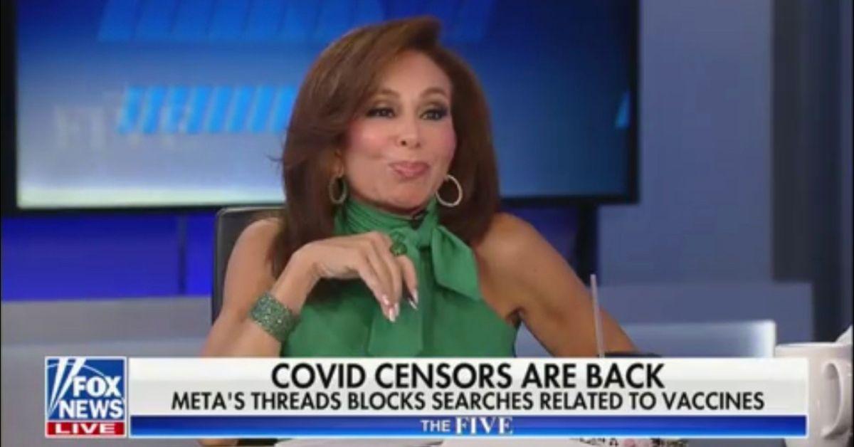 Jeanine Pirro Forgets She is Vaccinated While Questioning Vaccine Safety