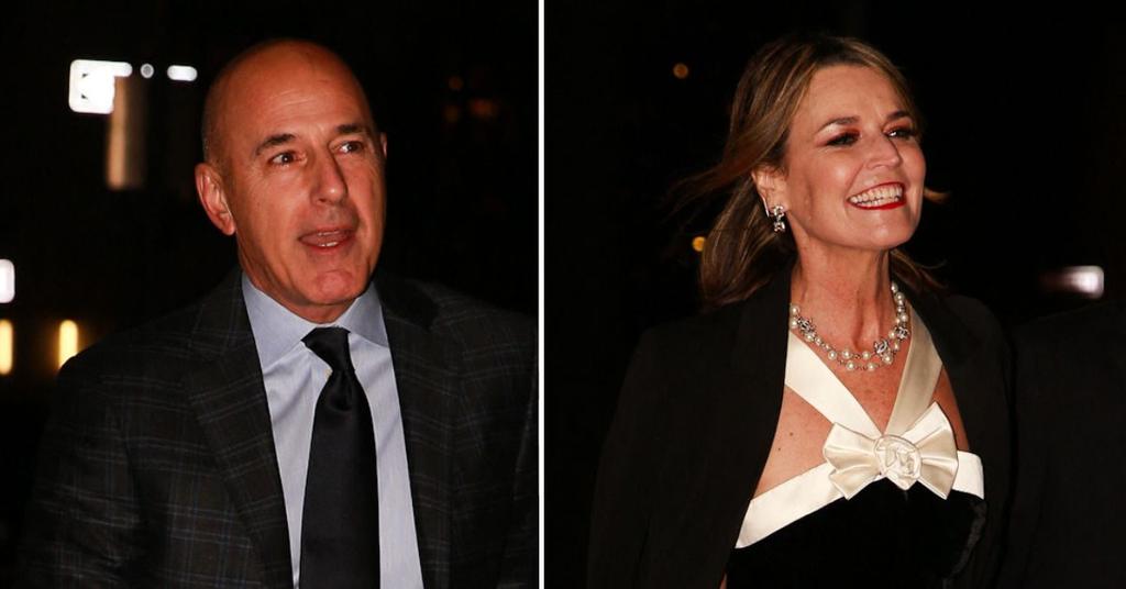 Matt Lauer Reunites With Savannah Guthrie At Producer's Wedding