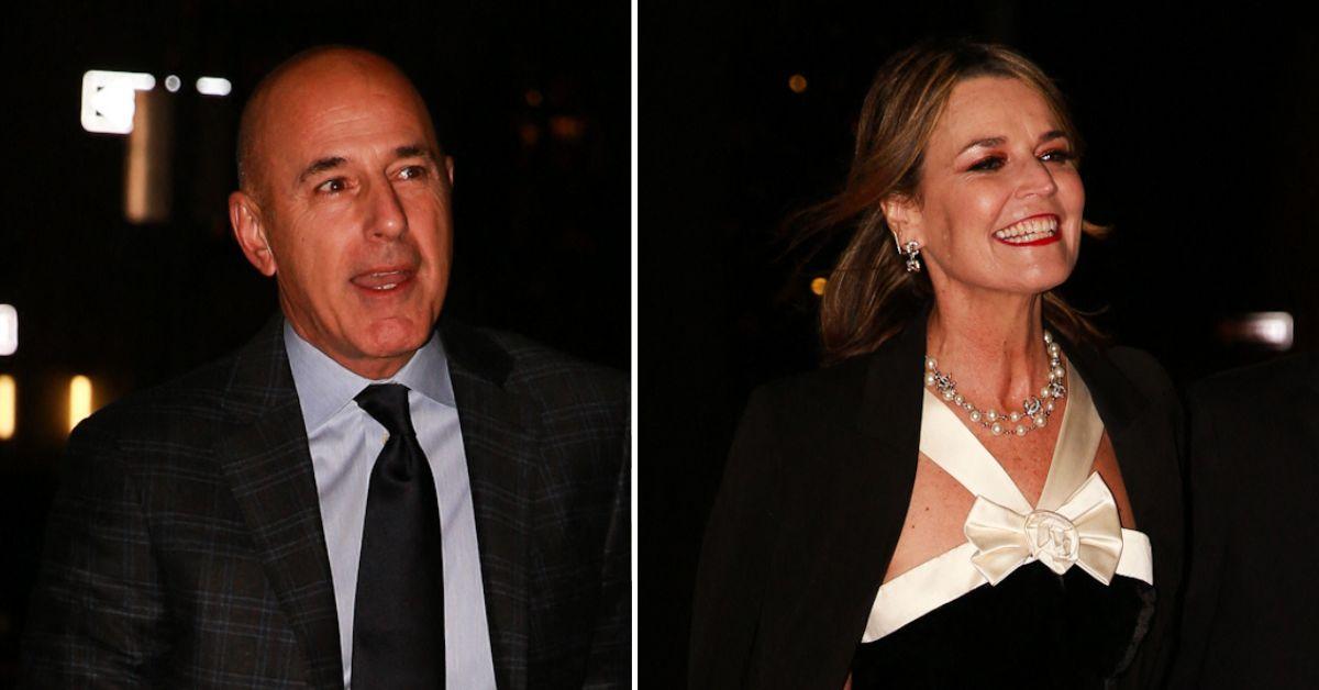 Matt Lauer Reunites With Savannah Guthrie At Producer's Wedding