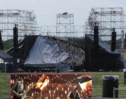 Stage For Radiohead Concert Collapses, One Dead, Three Injured