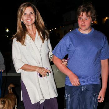 Maria Shriver Is All Smiles Out To Dinner With Her Kids In Malibu