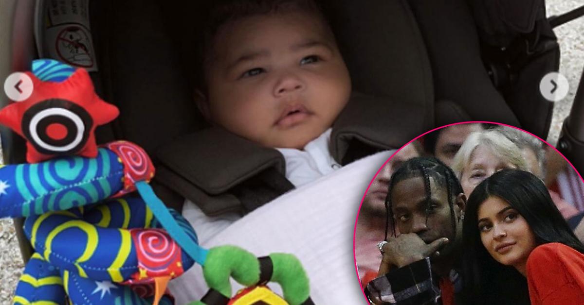 Kylie Jenner Shares Photos Of ‘Sleepy Stormi’ While With Travis Scott
