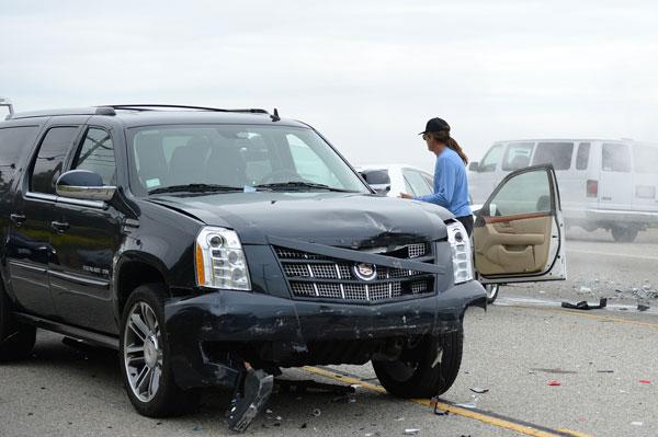 Bruce Jenner's Horrific Car Crash -- 10 Photos From The Accident Scene