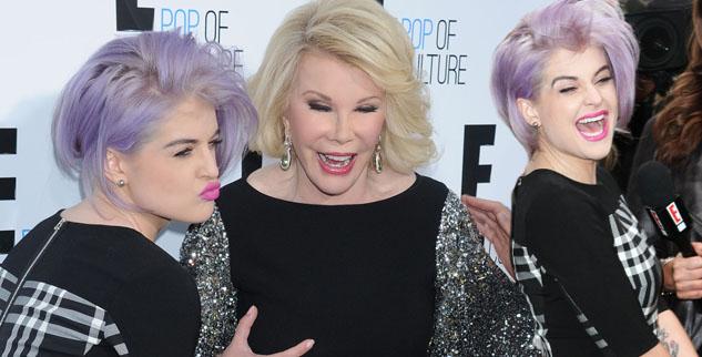 Off The Wagon: Boozy Kelly Osbourne ‘Obnoxiously' Heckles Joan Rivers ...
