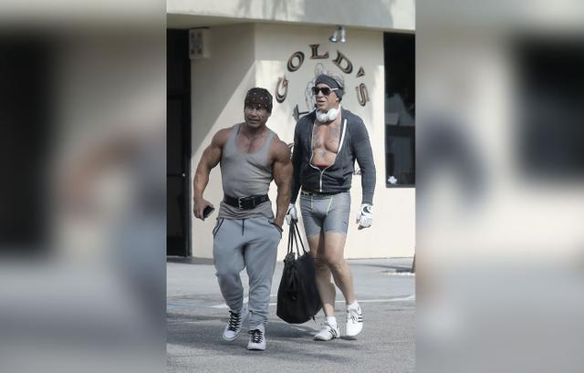 Mickey Rourke Flashes Bulge In Skin-Tight Grey Boxers – At 64