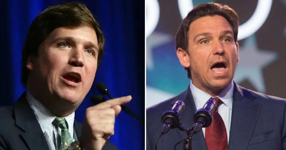 Tucker Carlson Revealed as Source Behind Ron DeSantis Dog Kick Allegation