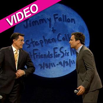 Jimmy Fallon And Stephen Colbert End Their Bromance With 'Somewhere Out ...
