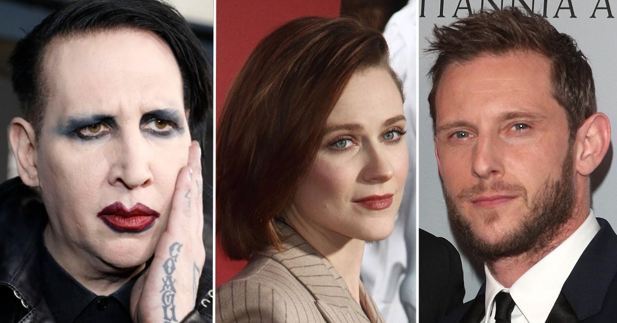 Marilyn Manson's Ex Evan Rachel Wood Tells Jamie Bell She's Scared For ...