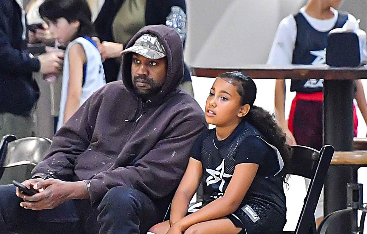 Kanye West Introduces Daughter North To New Kim K. Lookalike Wife ...