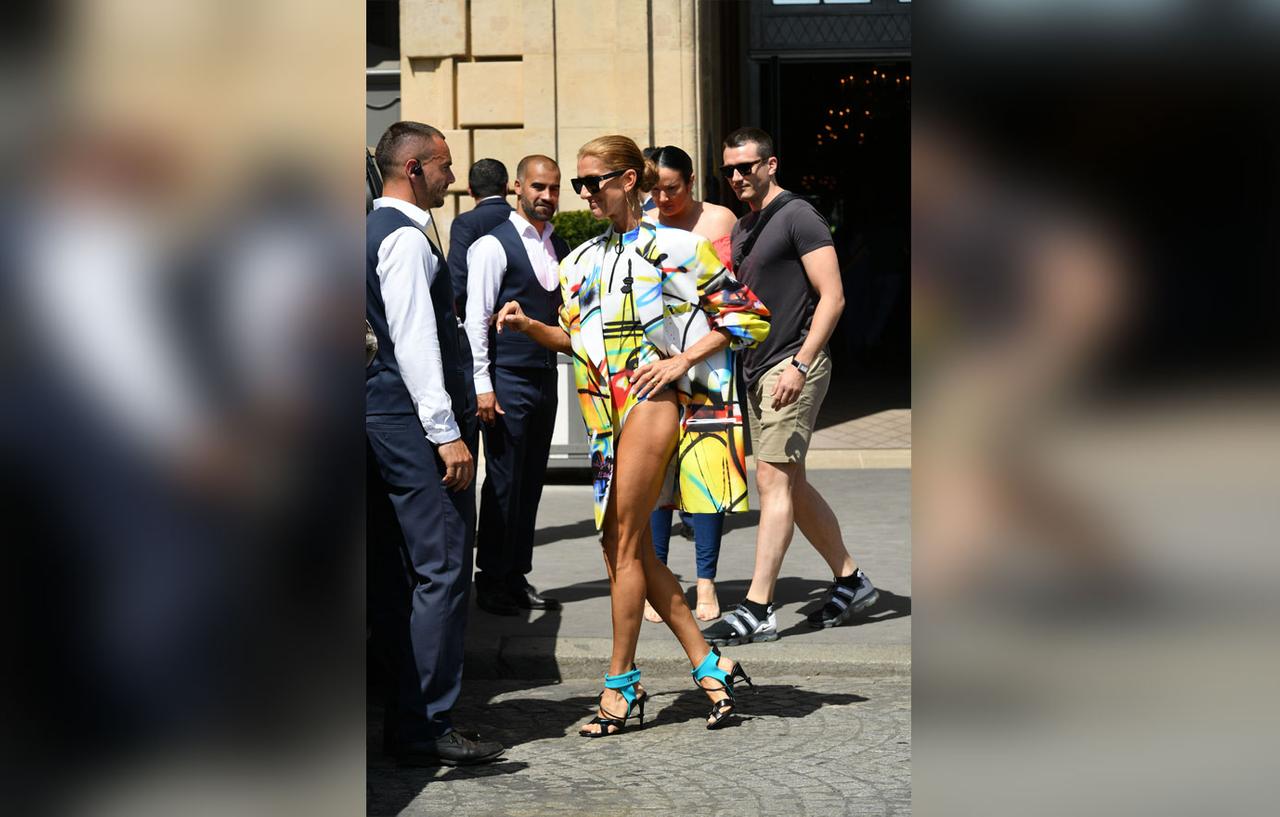 Celine Dion Shows Scary Skinny Body In Paris