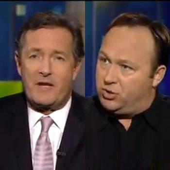 Pro-Gun Fanatic Alex Jones Shouts Down Piers Morgan