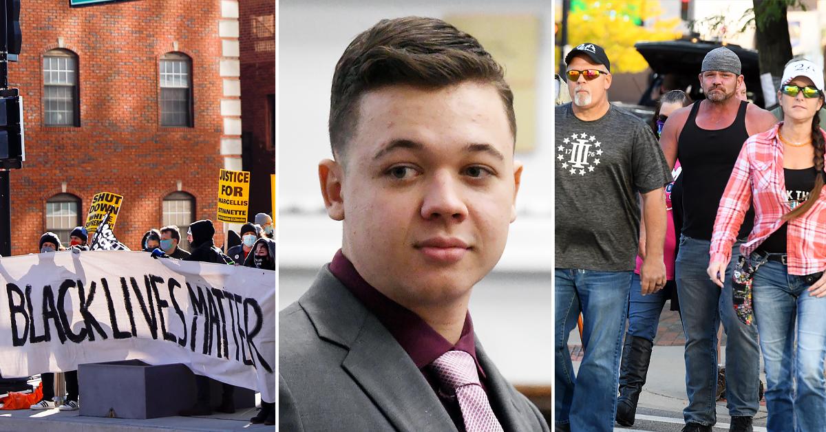 BLM Activists & Kyle Rittenhouse Supporters Clash In Kenosha