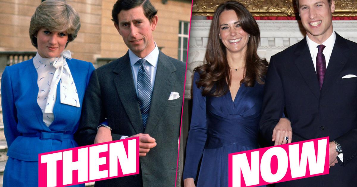 British Royalty Then and Now