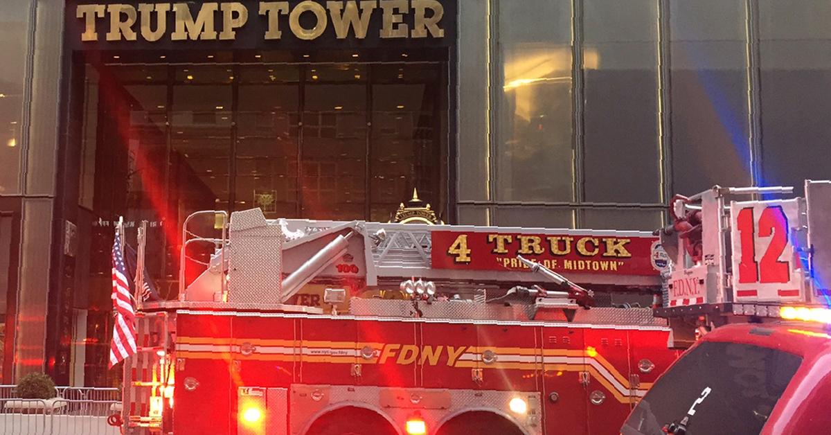 Fire Breaks Out At Trump Tower