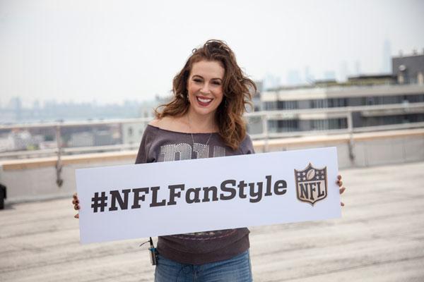 Celebrities Behind The Scenes At The NFL Apparel Campaign Shoot
