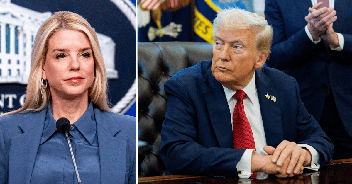 Trump's Hand Was Left 'Bleeding' After High-Fiving Attorney General Pam ...