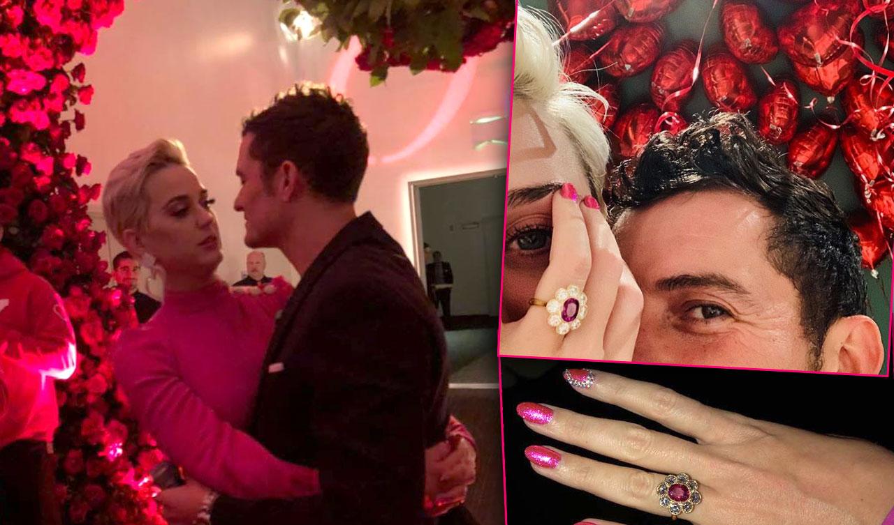 Orlando Bloom & Katy Perry Are Engaged! See Photos Of The Ring