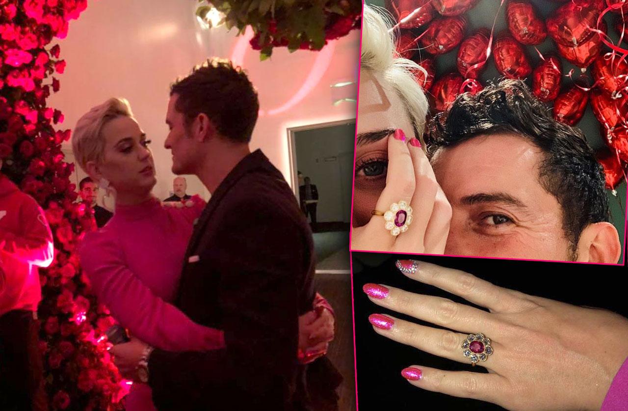 Orlando Bloom & Katy Perry Are Engaged! See Photos Of The Ring