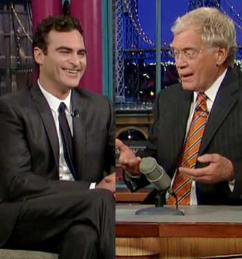 VIDEO: Joaquin Phoenix Apologizes To David Letterman For Bizarre Appearance