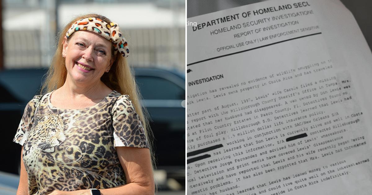 Carole Baskin's Missing Ex-Husband Was The Subject of An Unfounded ...