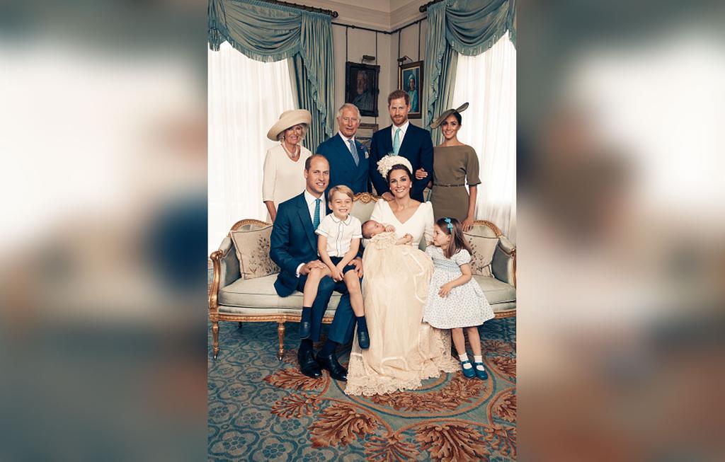 Prince Louis Shows Smile In Christening Photos With Mom Kate