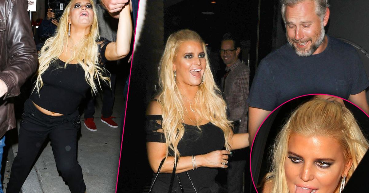 Jessica Simpson Looks Wild & Drunk In New Photos!