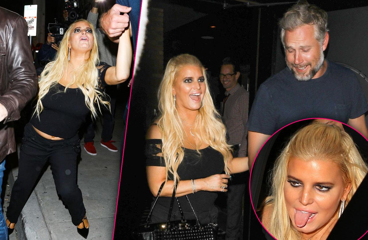 Jessica Simpson Looks Wild & Drunk In New Photos!