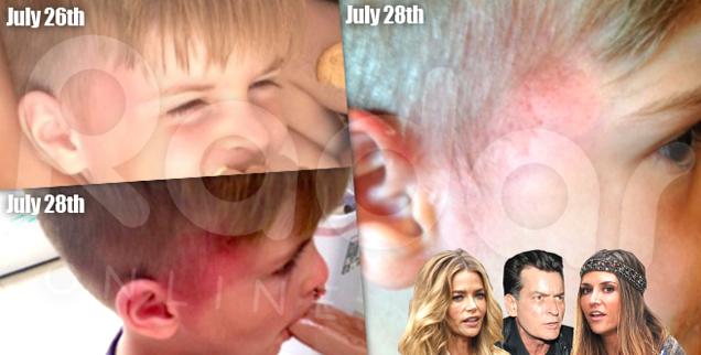 The Littlest Victim: Charlie Sheen & Brooke Mueller's Son Bob Shown ...