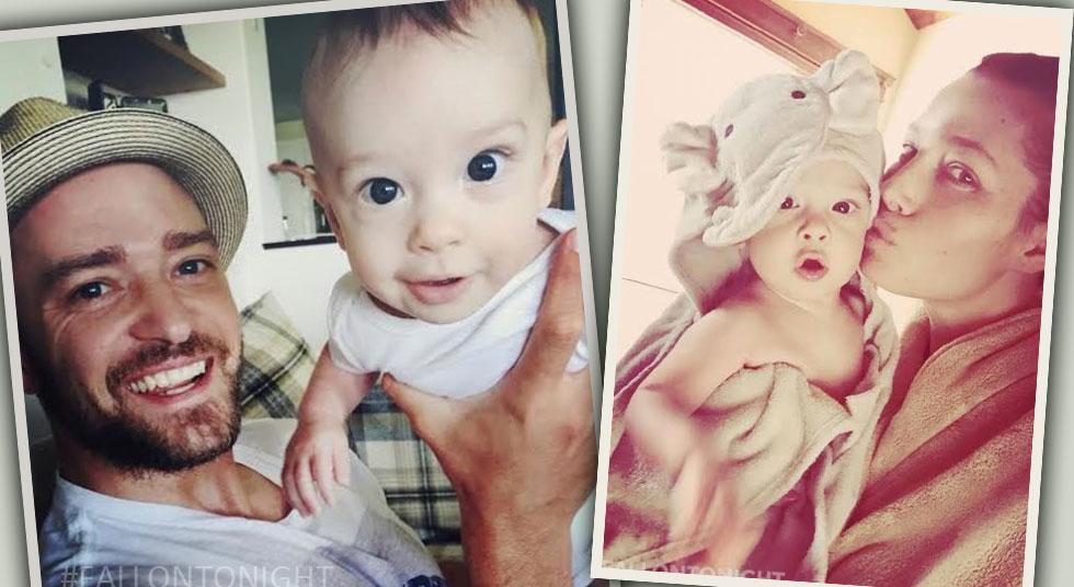 Too Cute! Justin Timberlake Shares Pictures Of Baby Silas On 'The ...