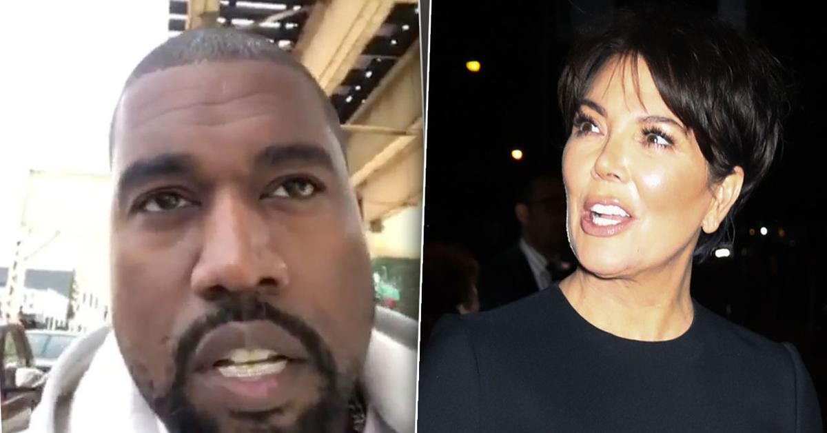 Kris Jenner ‘Reamed’ Kanye West Out After Rant About Kim Kardashian’s ...