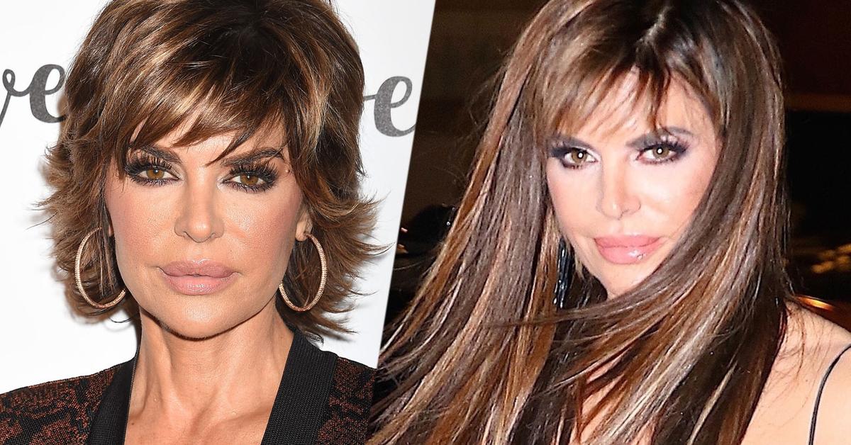 Lisa Rinna Debuts New Long Hairdo