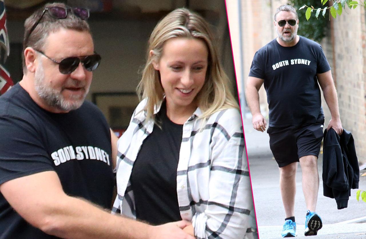 [PICS] Russell Crowe Weight Gain -- Actor Looks Fat At The Gym