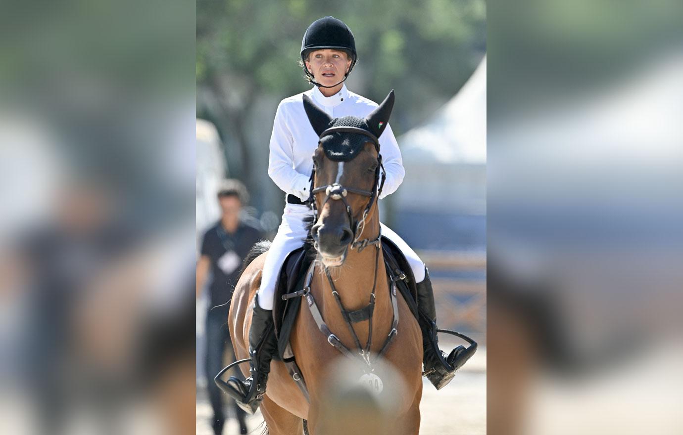 Mary-Kate Olsen Competes At Equestrian Event In France