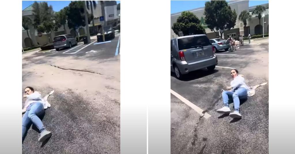 Florida ‘Karen’ TKO’d After Trying to hit Youtuber Filming her