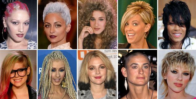 Perms, Pixies, Shaves And Mullets! The 25 Worst Celebrity Hairdos Ever