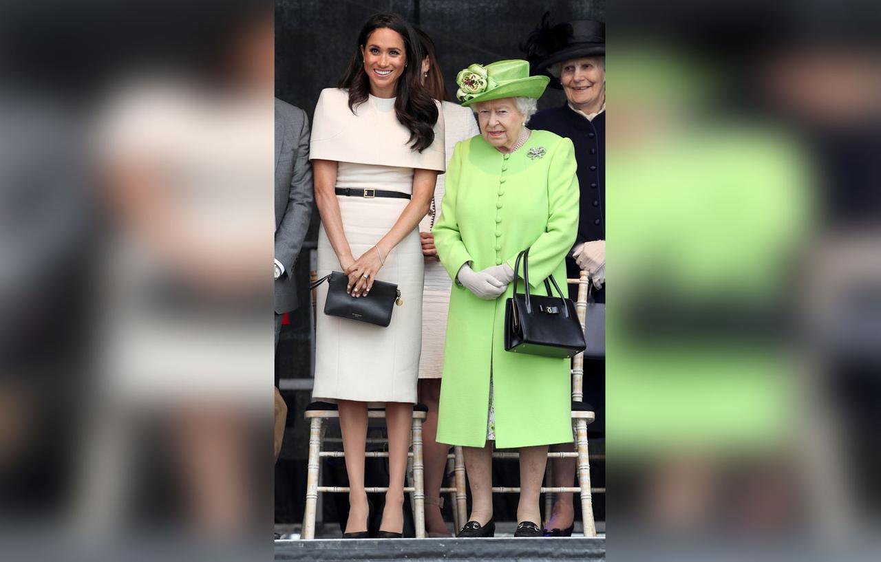 Meghan Markle Makes Queen Elizabeth Smile During Royal Outing
