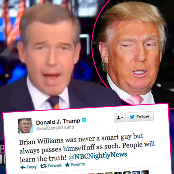 Donald Trump At War With News Anchor Brian Williams Over Election Tweets