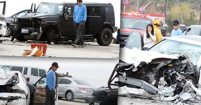 Bruce Jenner's Horrific Car Crash -- 10 Photos From The Accident Scene