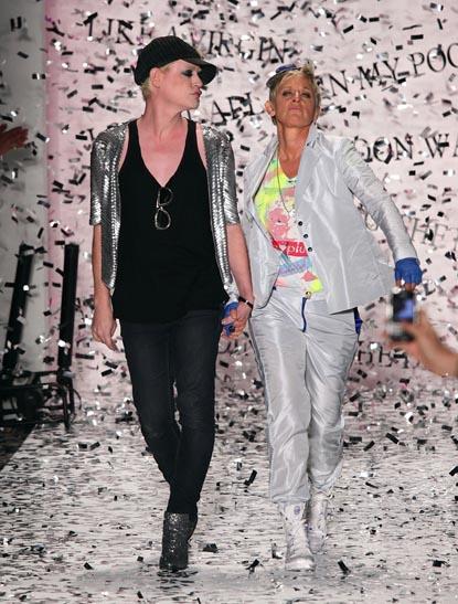 Ellen DeGeneres Makes A Splash At Fashion Week
