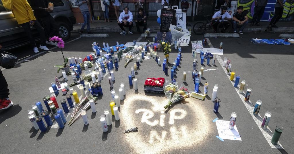 See Nipsey Hussle Crime Scene Photos