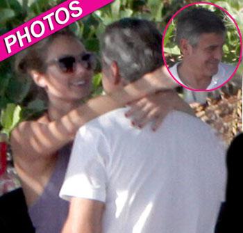 Mexican Makeout! George Clooney And Stacy Keibler Pack On The PDA